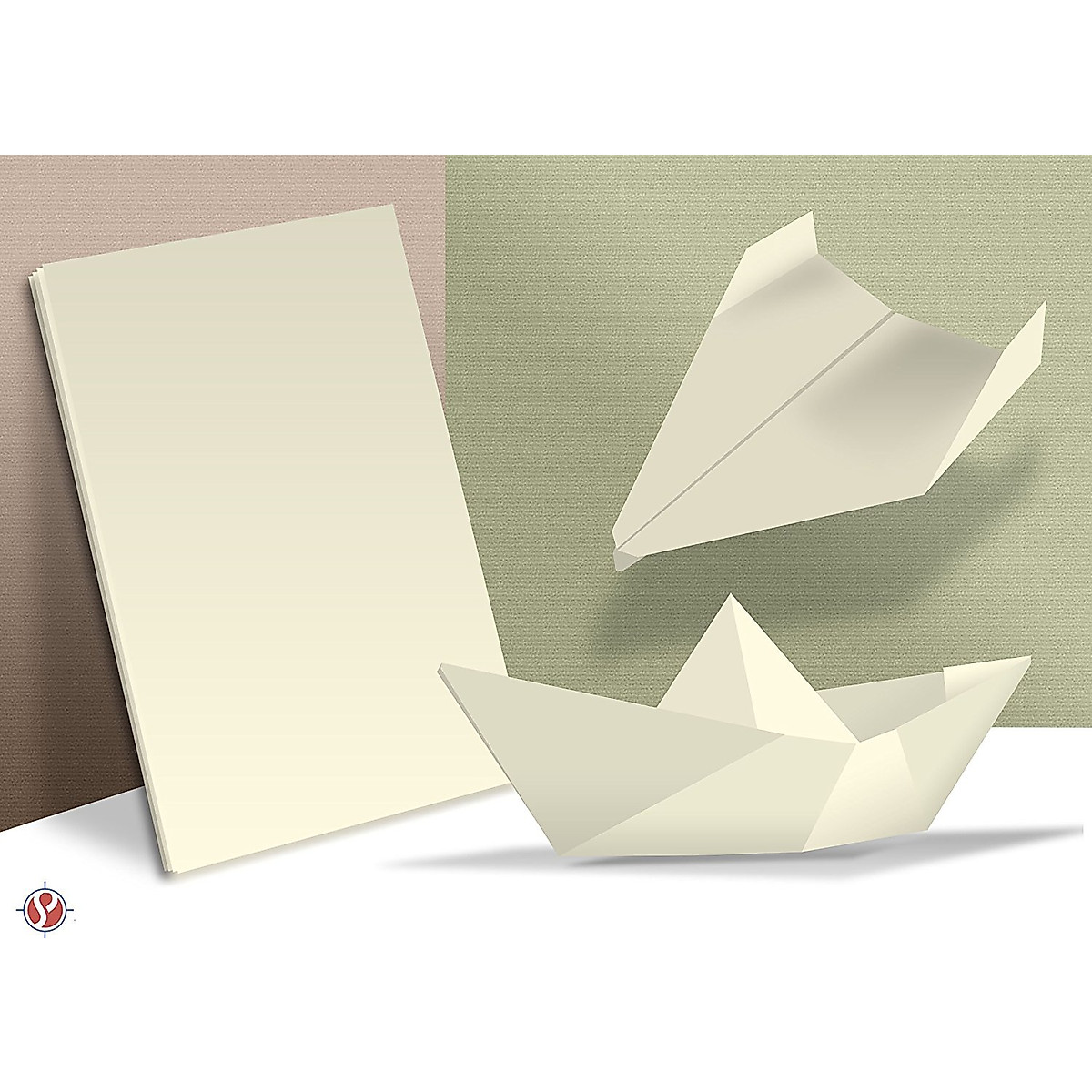 Cream Thick Paper Cardstock - for Brochure, Invitations, Stationary Printing | 80 lb Card Stock | 8.5 x 11 inch | Heavy Weight Cover Stock (216 gsm) 98 Brightness | 8 1/2 x 11 | 50 Sheets Per Pack