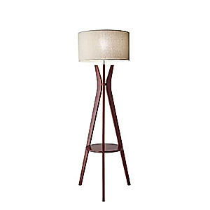 Adesso 3471-15 Bedford 59.5" Floor Lamp, Smart Outlet Compatible , Brown