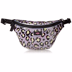 UGG Women's Nasha Belt Bag Clear Handbag, Black Spotty, One Size