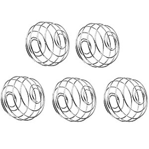 Probrother 5 PCS Stainless Steel Shaker Ball Wire Whisk Shaker Protein Mixer Blender Mixing Ball Bottle Cup Blend for Protein Shaker Bottle