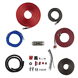 Black Diamond Audio 4GA Car Amplifier Install Wiring Kit with Mini 100A ANL Fuse