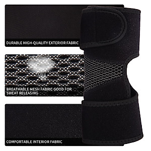 Diyukk Adjustable Elbow Brace - for Tendonitis and Tennis Elbow-Elbow Sleeve Weightlifting-Elbow Support Brace for Left & Right Arm - Arm Brace for Bursitis