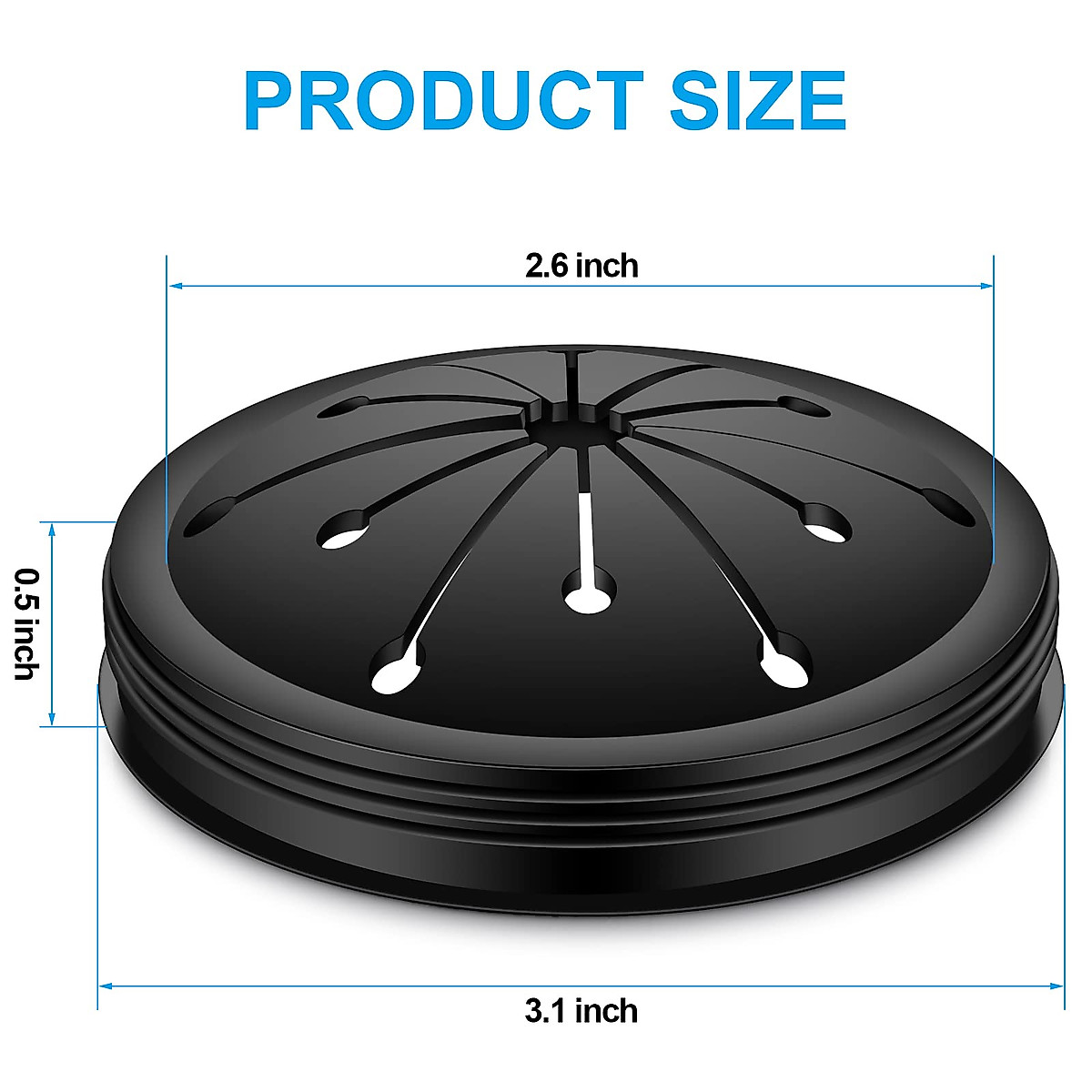 Garbage Disposals Splash Guard, Sink Stopper Garbage Disposal Splash Guards, Kitchen Sink Drain Splash Guard, Rubber,Splash Guard, Sink Baffle, Sink Rubber Guard, Splash Guard for Sink
