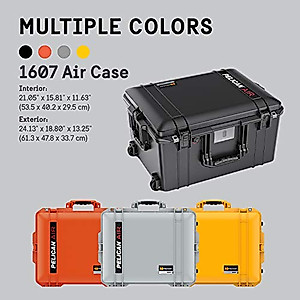 Pelican Air 1607 Case No Foam - Silver