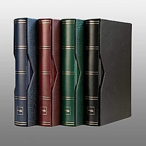 Prophila stockbook 60 Black Sides Padded with slipcase Green