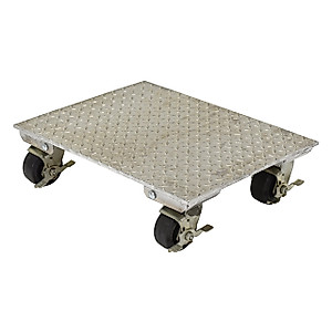 Vestil VPLDO/A-1824-AS Aluminum Plate Dolly, 1200 lb. Capacity, 18" x 24"