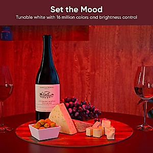 Wyze Bulb Color, 1100 Lumen WiFi RGB and Tunable White A19 Smart Bulb, Works with Alexa and Google Assistant, Two-Pack