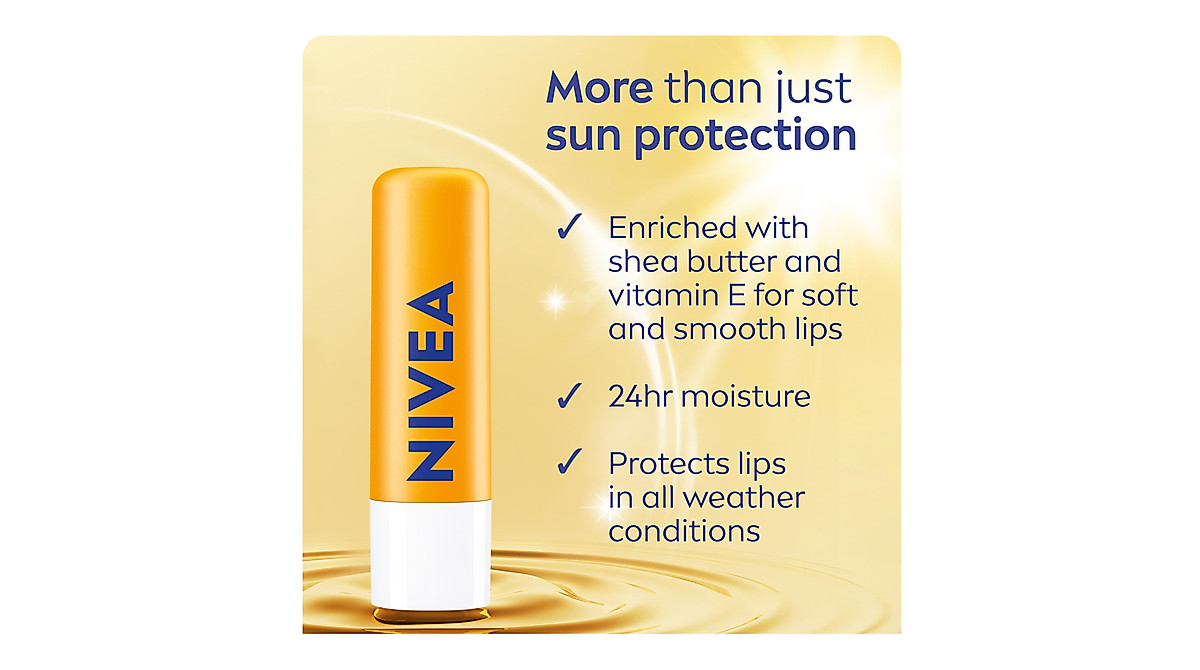 NIVEA Sun Lip Balm Sticks SPF 30 - Duo Pack for Protection