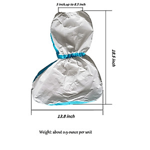 ZMDREAM 6 Pairs Disposable Hazmat Boot and Shoe Covers Knee High Booties Non-Slip and Waterproof White 18 inch Tall