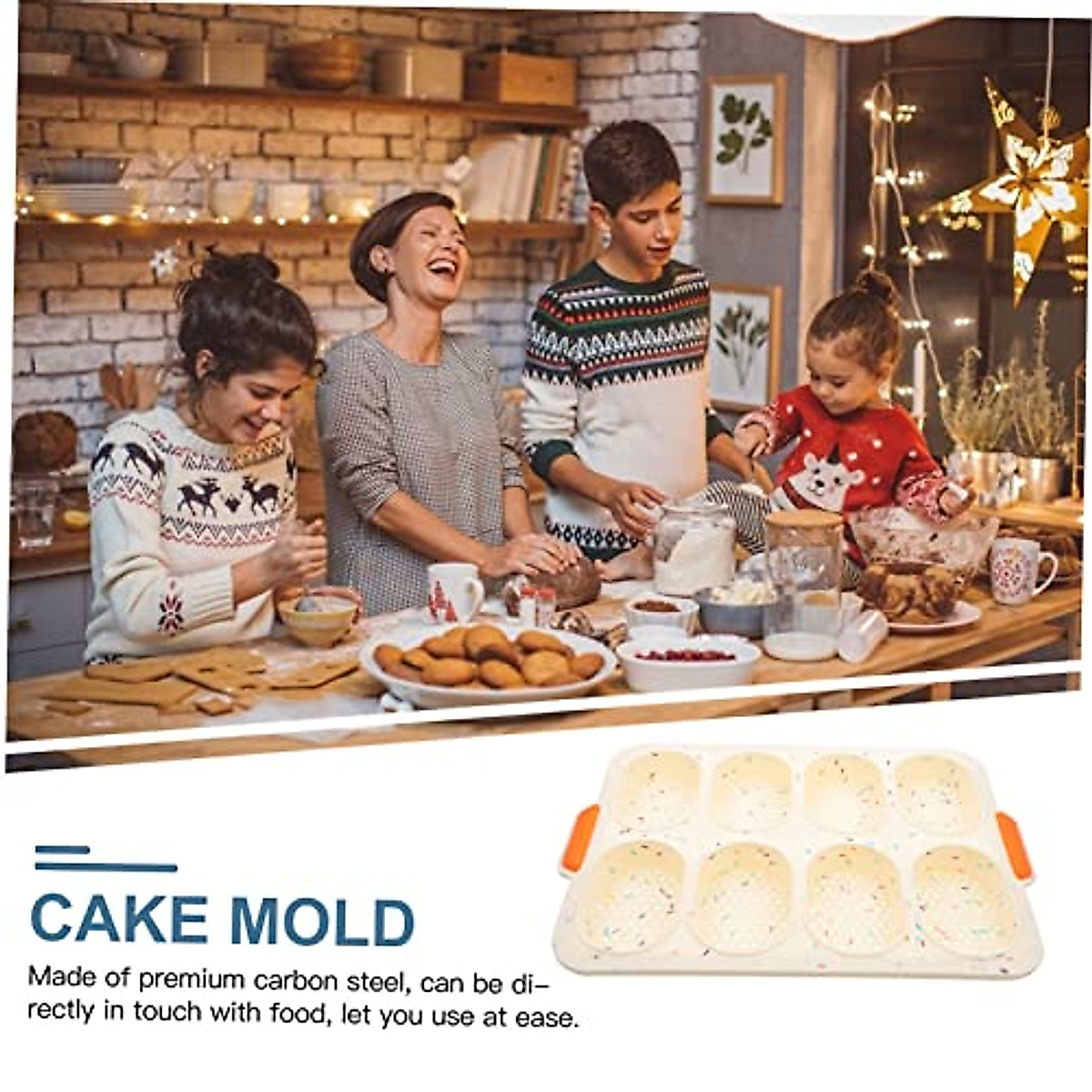 SOLUSTRE 1pc Color Baking Mold Cookie Cake Pan Pudding Kitchen Baking Tray French Bread Pan Silicone Baking Pan Baking Accessories Bread Loaf Pan Silicone Fondant Silicone Loaf Pan Candle
