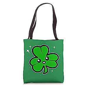 Tie Dye Shamrock Lucky Four-leaf Clover St. Patrick's Day Tote Bag