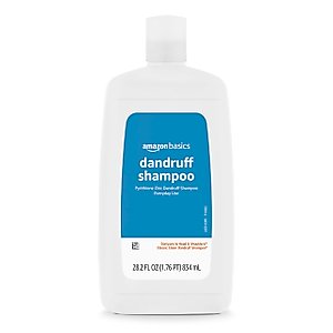 Amazon Basics Dandruff Shampoo for Normal to Oily Hair, 28.2 Fluid Ounces, 1 Pack