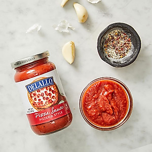 DeLallo Classic Pizzeria-Style Pizza Sauce, 14oz Jar, 4-Pack