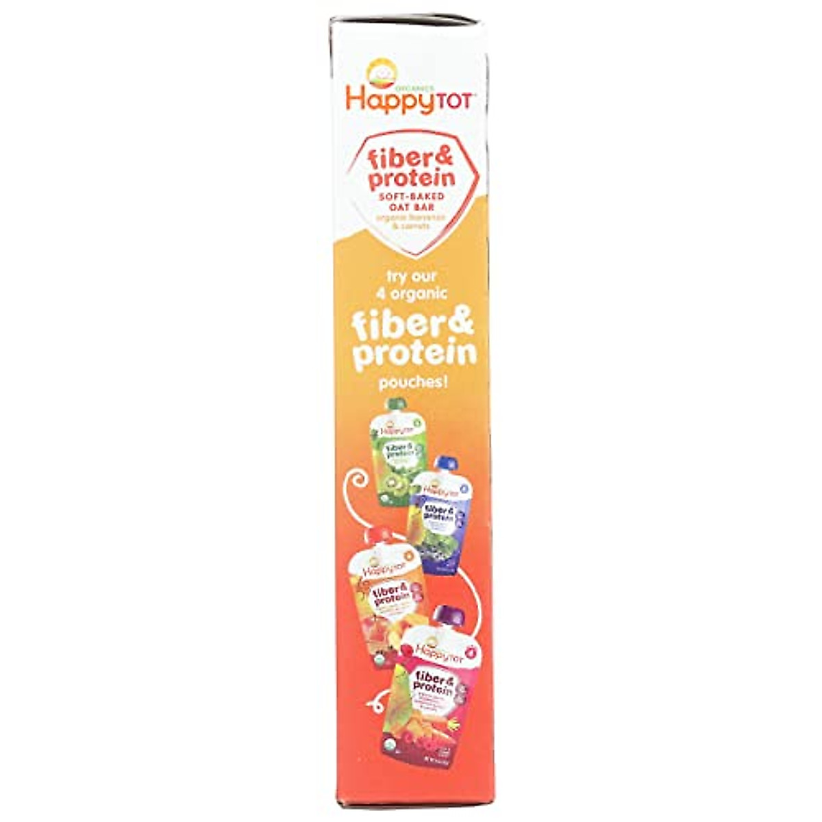 Happy Tot Organics Oat Bars, Organic Bananas & Carrots (box of 5)