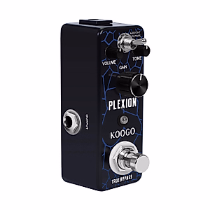 Koogo Distortion Pedal Plexion Dist Effects Pedals with Bright & Normal Working Modes True Bypass …