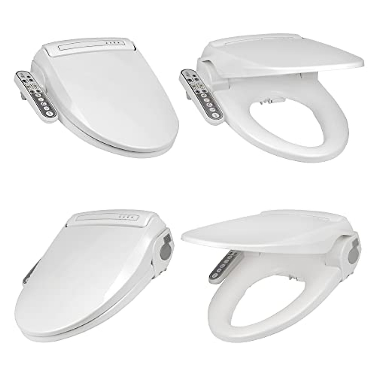 Bio Bidet by Bemis BB-800 Bidet Toilet Seat, Adjustable Warm Water, Elongated, White