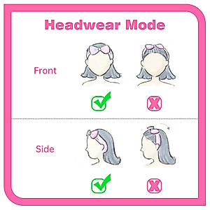 EDOBLUE Make-up Face Wash Shower Headband,Bowknot Fibre Hair Wrap for Shower Wash face Bath Spa (Red)