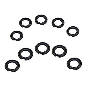 5 Sets 3/8" and 5 Sets 1/2" Impact Retaining Ring Wrench Socket Clip with O-Ring Fits Replacement Impact Wrench Square Drive Socket Retainer Ring