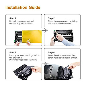 E-Z Ink (TM) Compatible Drum Unit Replacement for Brother DR420 DR 420 High Yield for use with HL-2270DW HL-2280DW HL-2230 HL-2240 HL-2240D MFC-7860DW MFC-7360N DCP-7065DN (1 Drum Unit)