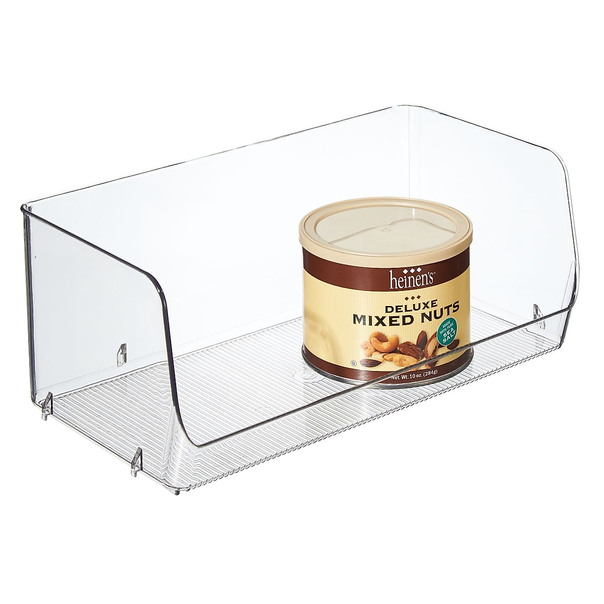 InterDesign Linus Stacking Organizer Bin, Medium 2X