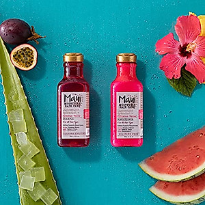 Maui Moisture Lightweight Hydration + Hibiscus Shampoo + Conditioner for Daily Moisture, No Sulfates, 13 Fl Oz