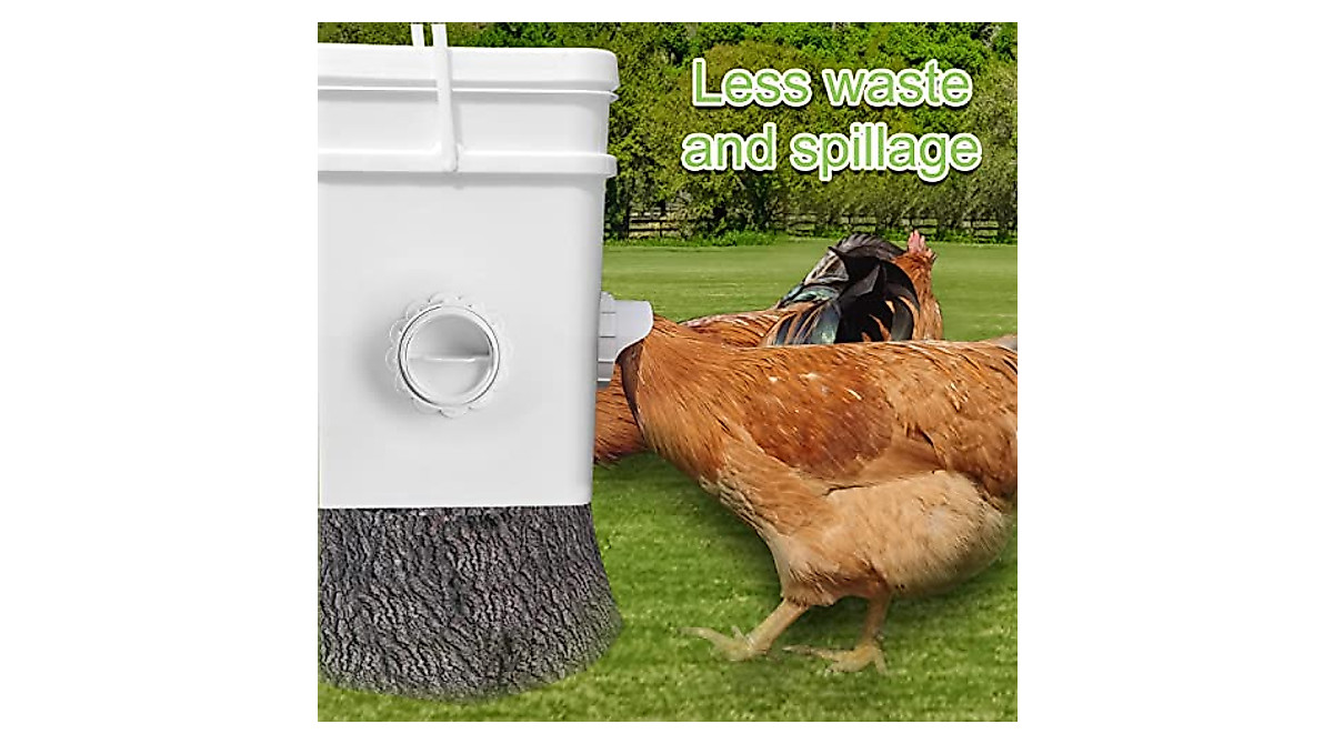 No Waste Chicken Feeder Kit - Easy & Durable Solution