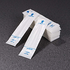 Exceart 200pcs Digital Thermometer Covers Electric Thermometers Probe Sleeves Disposable for Oral Armpit Rectal Digital Thermometer Blue