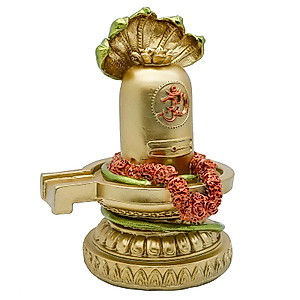 Hindu God Shiva Lingam Statue - India Home Temple Mandir Murti Lord Idol Indian Temple Pooja Item Puja Religious Sculpture Diwali Gifts