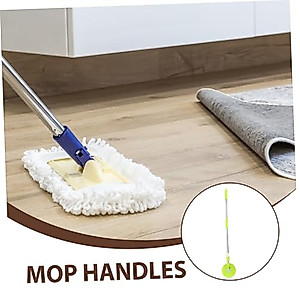 Didiseaon Rotating Mop Rod Mop Handles Mop Head for Rotary Mop Bucket Mop Head Replacement Holder Domestic Straight Mop Rods Commercial Cleaning Mop Handle Detachable Mop Pole Green Plastic