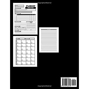 Flower Order Sheet Log Book: Florist Flower Order Tracker and Purchase Organizer For Retailers. Floristry Order Form. Purchase Sales Tracking and Management Journal