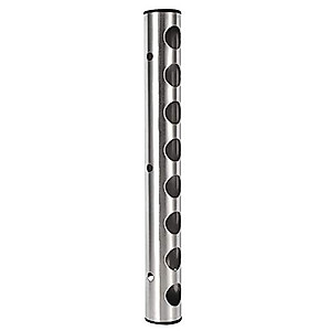 Wall Bottle Holder, Stainless Steel Wall Mounted Vertical Wine Holder Rack for Household Bar Supplies(Silver 8 Holes) Older Red Wine Bottle (stainless steel 8 holes)