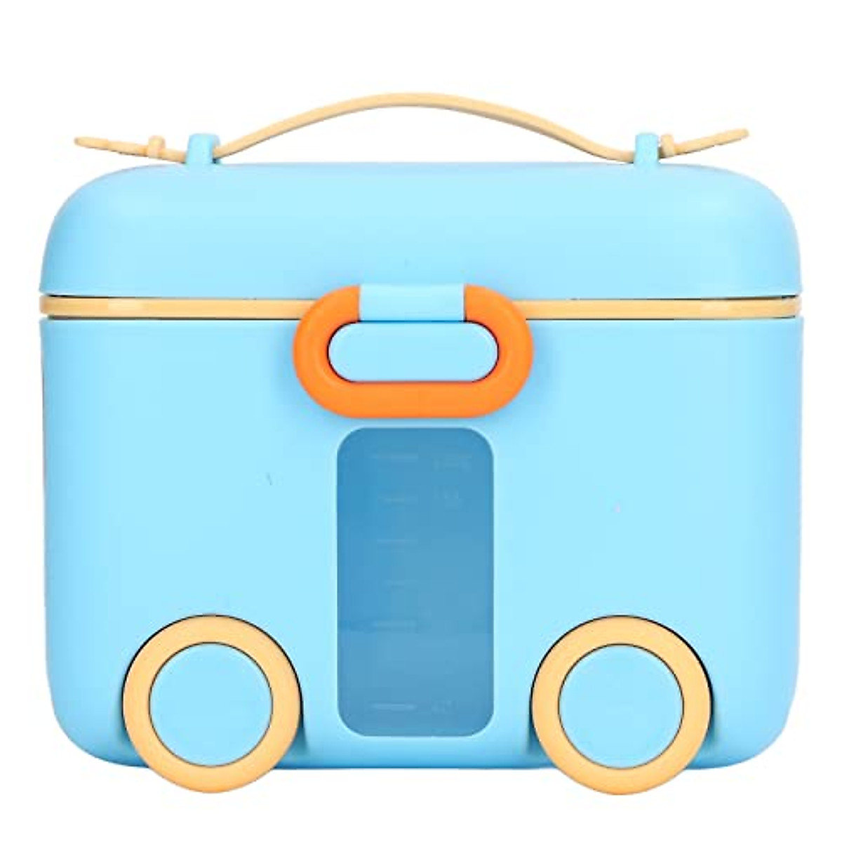 Baby Milk Powder Dispenser,Baby Travel Milk Powder Box Safe Sealing Moist Proof Portable Milk Powder Storage Dispenser (Blue)