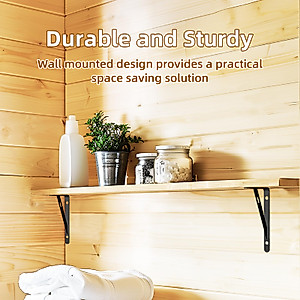 Securaiser Washer Dryer Countertop with Shelves, Wood Washer and Dryer Countertop, 26.8" x 53.9" Laundry Countertop, Burlywood