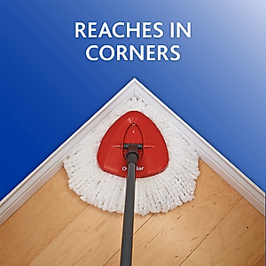 O-Cedar EasyWring Microfiber Spin Mop and Bucket Cleaning System + Citrus and Lavender Pacs (Variety Pack)