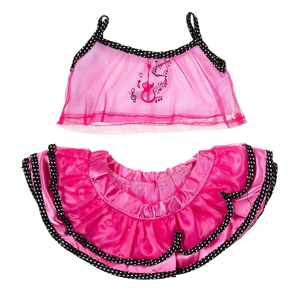 Chica Musica Dancing Bears Teddy Bear Clothes Outfit Fits Most 14" - 18" Build-A-Bear and Make Your Own Stuffed Animals