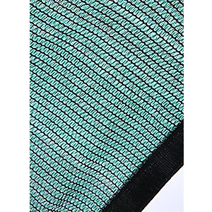E.share 70% Green Shade Cloth Taped Edge with Grommets 12 ft X 8 ft