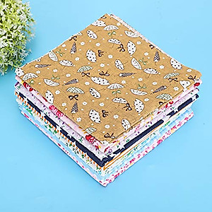 Fabric Bundle, Clear Lines Printed Fabric Needlecrafts Cloth for Hand-Made Sewing for Wallets for Baby Clothing