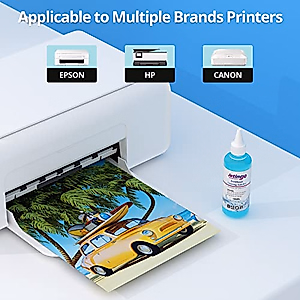 Jetingo Printer Cleaning Kit Printhead Cleaning Kit for Inkjet Printers HP Brother Canon WF-7710 WF-3640 7620 8600 8610 8620 WF-2750 WF-2650 ET-2750 ET-2650 C88 Printer (100ml)