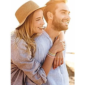 16Pcs Boho String Bracelets for Women Waterproof Wave Surfer Bracelets for Summer Adjustable Rope Braided Bracelets Gifts for Teen Girls Cute Friendship Bracelets Pack Gifts for Holiday（Set D-16Pcs）