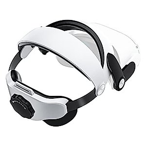 Head Strap for Quest 2, Adjustable for Adults and Kids, Comfy & No Head Pain, Glasses-Friendly
