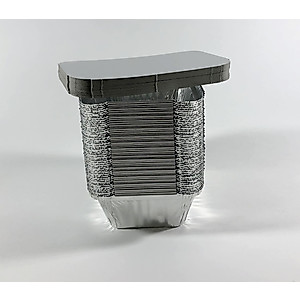 Aluminum Containers with Lids (50 Count)