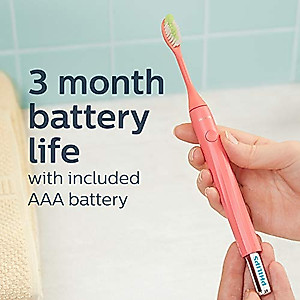 Philips One by Sonicare Battery Toothbrush, Miami Coral, HY1100/01