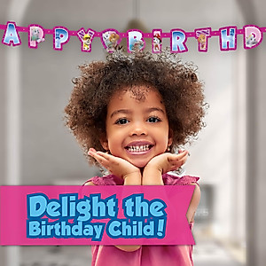 Pink Skye Paw Patrol Party Supplies and Decorations for Girls Birthday Party, Features Skye and Everest, Serves 16 Guests, Includes Tableware and Decor with Table Cover, Banner, Plates, Napkins & More