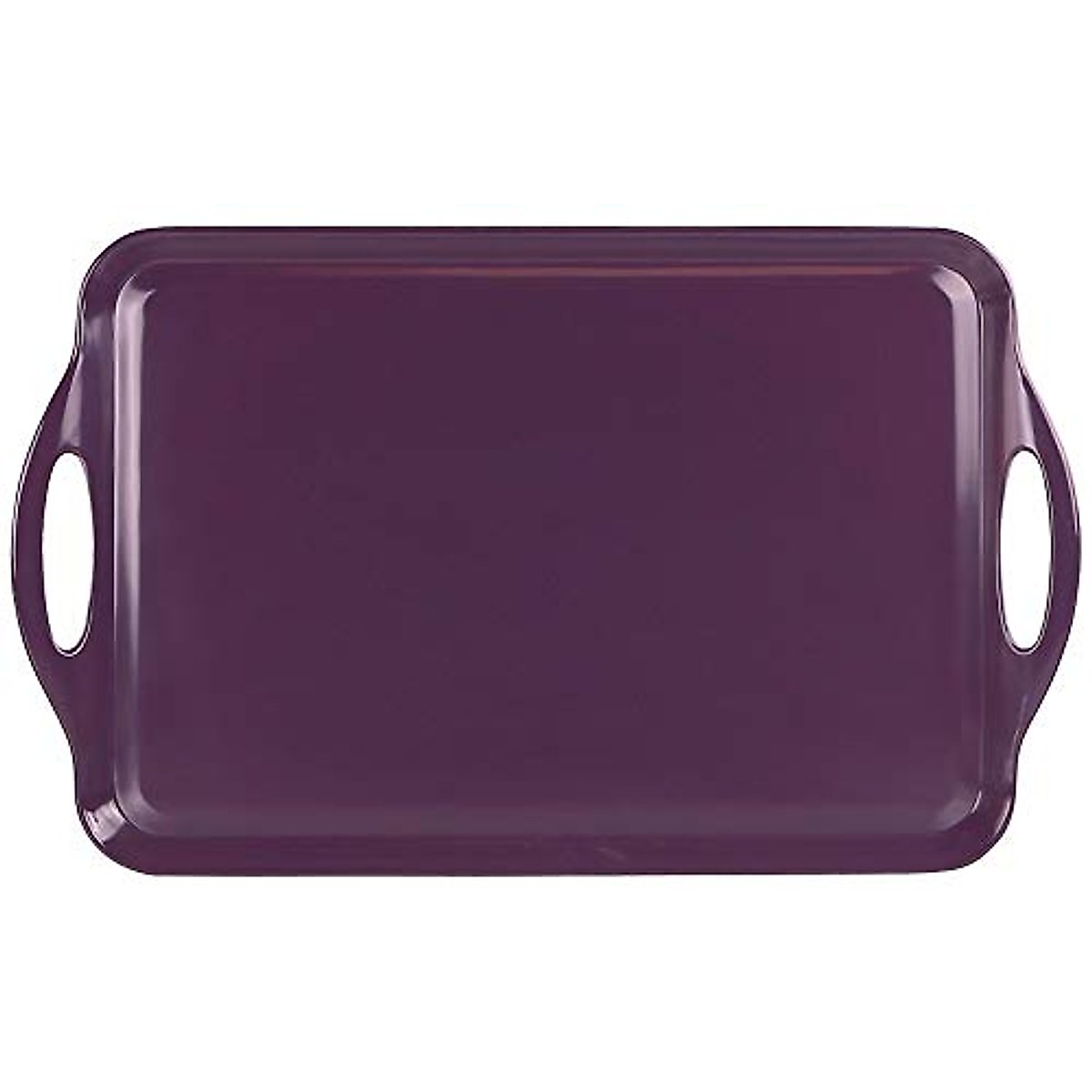 Calypso Basics by Reston Lloyd Melamine Rectangular Tray, Plum