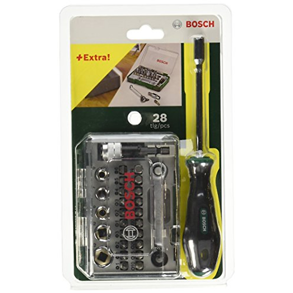 Bosch Home and Garden 2607017331 Bosch 2607017331-Set 27uds atornillar + atornillador Manual