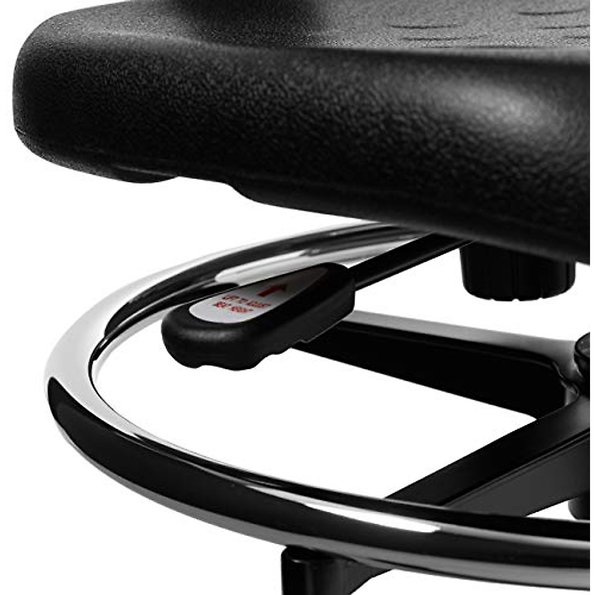 Safco Products 6680 Soft Tough Economy Workbench Chair (Optional arms sold separately), Black