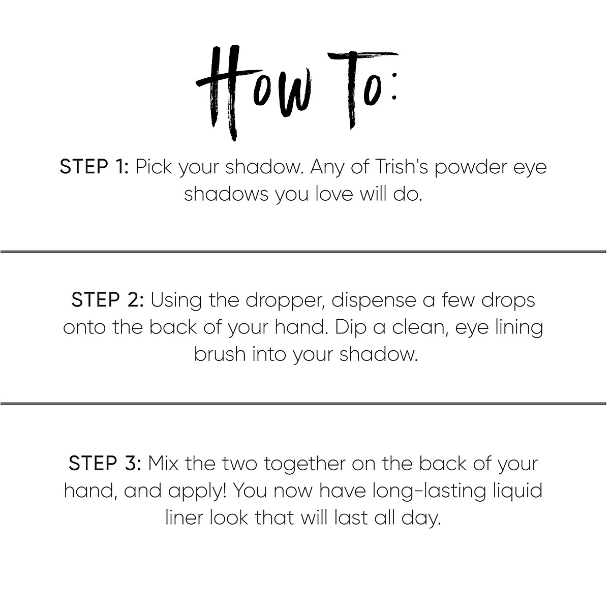 Trish McEvoy Finish Line Liquid Shadow Transformer, 8 ml / 0.27 fl oz