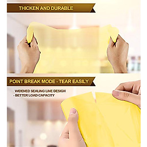 Small Garbage Bags - FORID 4-5 Gallon Trash Bags Durable Trash Can Liners for Home Office Bathroom Bedroom Waste Bin(5 Colors 150 Counts)