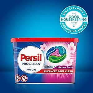Persil Discs Laundry Detergent Pacs, Intense Fresh, High Efficiency (HE) Compatible, Laundry Soap, 62 Cou