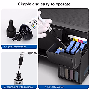 OFFICENTER 0S Inkjet Sublimation Ink for EcoTank ET-2760 ET-4760 ET-2750 ET-2720 ET-3760 ET-2850 ET-15000 ET-2800 ET-4700 ET-2803 ET-2850 ET-3710 C88 C88+ WF-2830 WF7710 WF7720 WF7210 WF3640 Printer